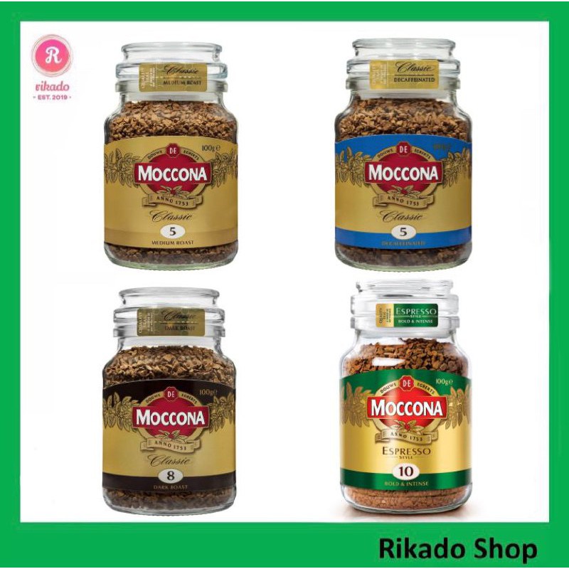 Moccona Freeze Dried Instant Coffee Classic / Espresso / Decaffeinated ...