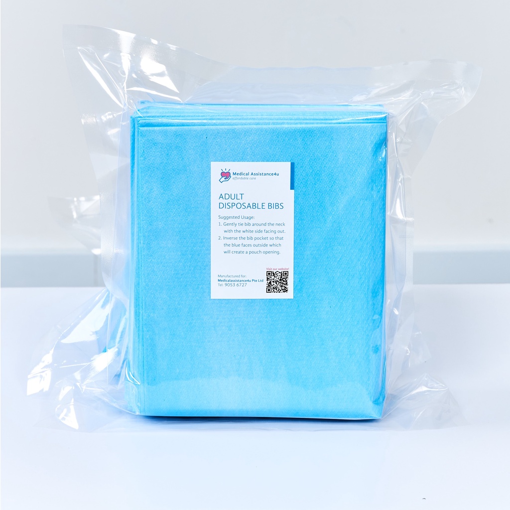 Adult disposable bibs | Shopee Singapore