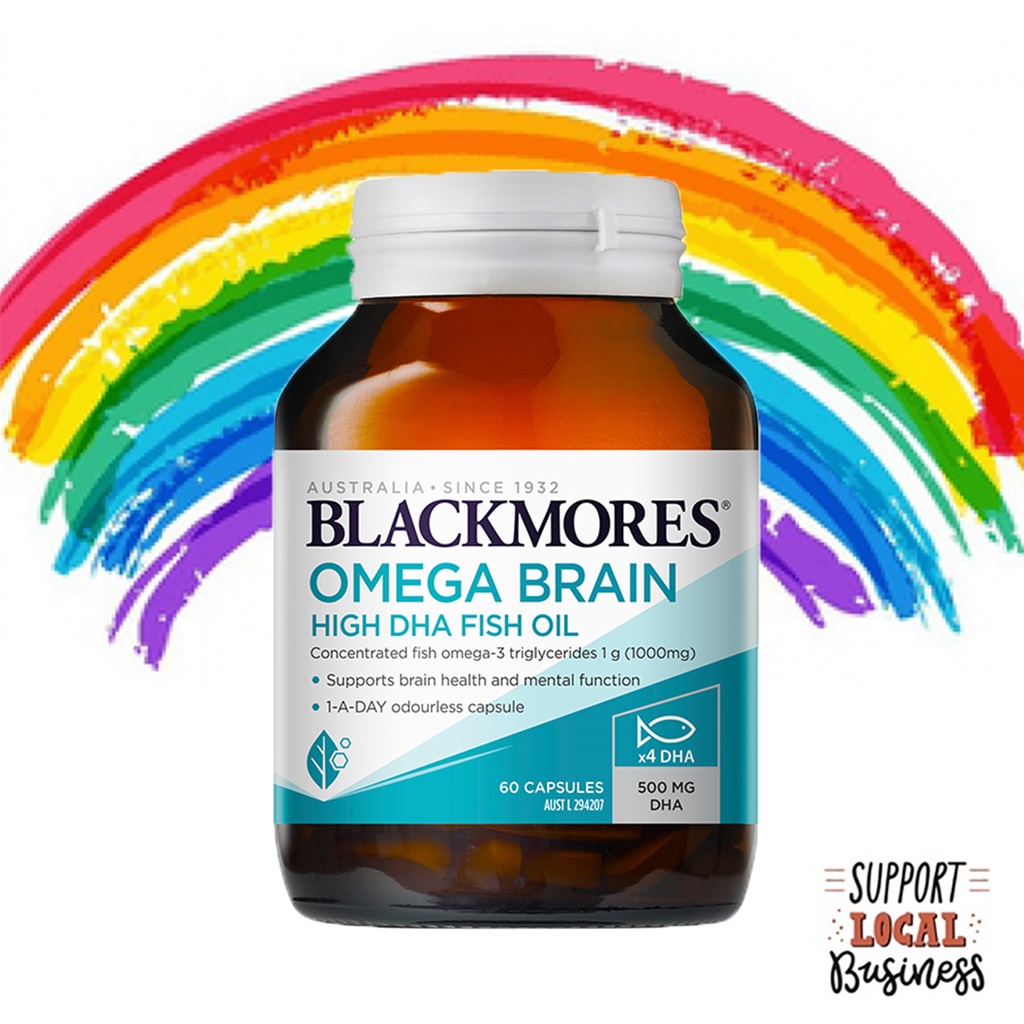 [Crazy Sale] Blackmores Omega Brain Health 60 Capsules High DHA Fish ...