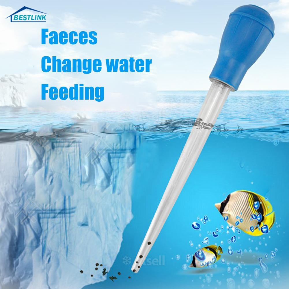 BL 30/50ml Aquarium Cleaner Pump Pipette Fish Tank Siphon Pump Water ...