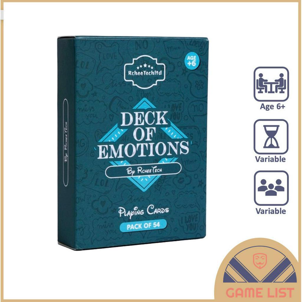 [SG STOCK] Deck of Emotions Card Game About Feelings & Emotions ...
