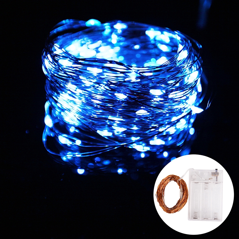 2M 3M 5M 10M Copper Wire LED String Lights/ Battery Operated Starry ...