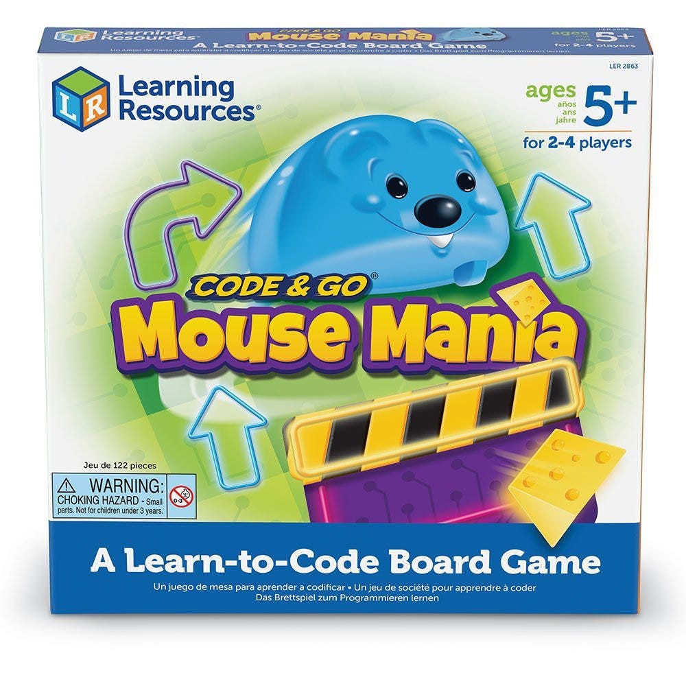 Learning Resources LER2863 Code & Go Mouse Mania Board Game - Science ...