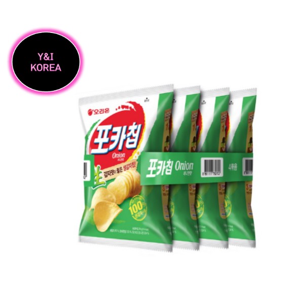 [Korean Snack] Orion Pocachip onion flavor 66g x 4p | Shopee Singapore
