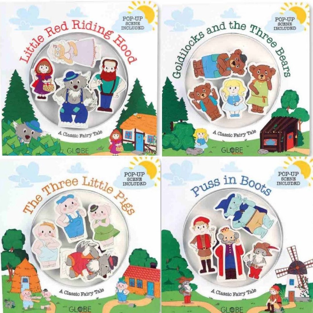 Classic Story : Fairy Tale Goldilocks/Three Little Pigs/Puss in Boots ...