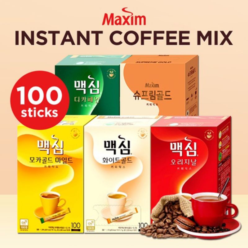 MAXIM Instant Coffee Mix (Per BOX) | Shopee Singapore