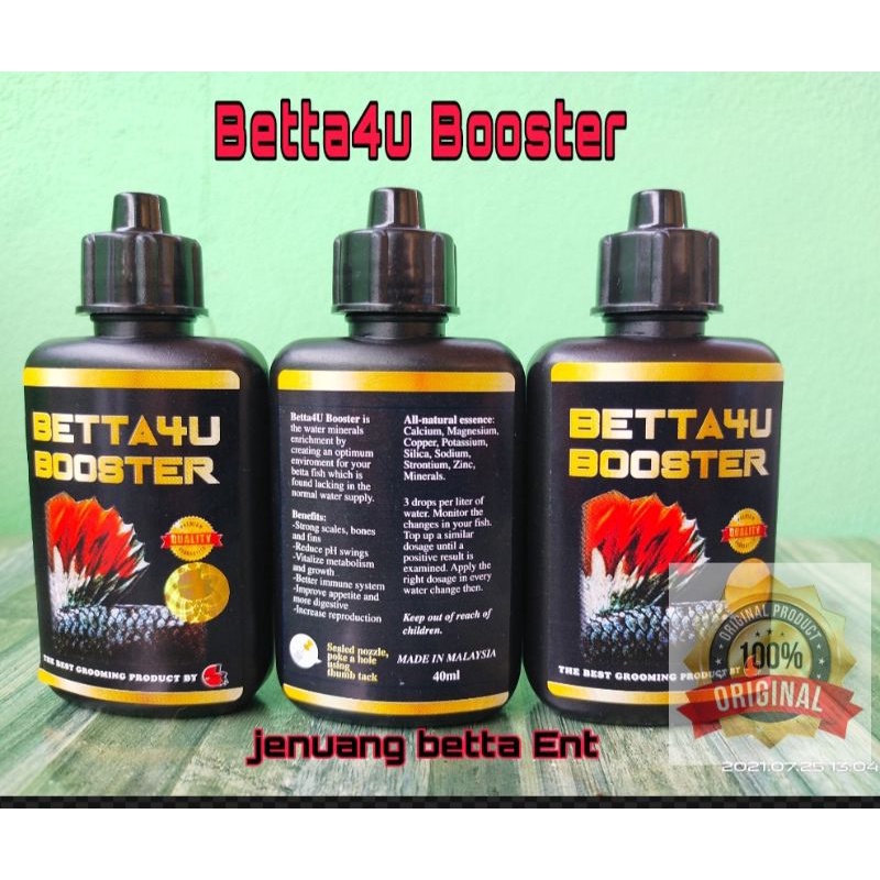 Betta Booster best for gromming by Bobby Chua Black edition | Shopee ...