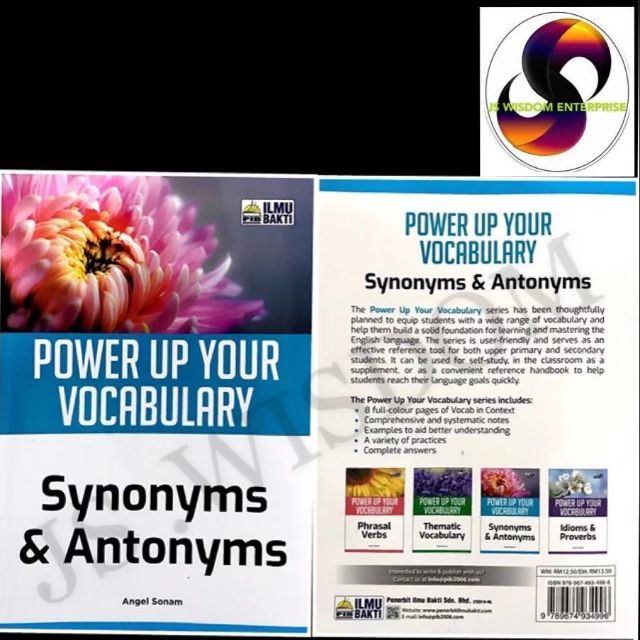 BUKU RUJUKAN : POWER UP YOUR VOCABULARY ( SYNONYMS & ANTONYMS ...