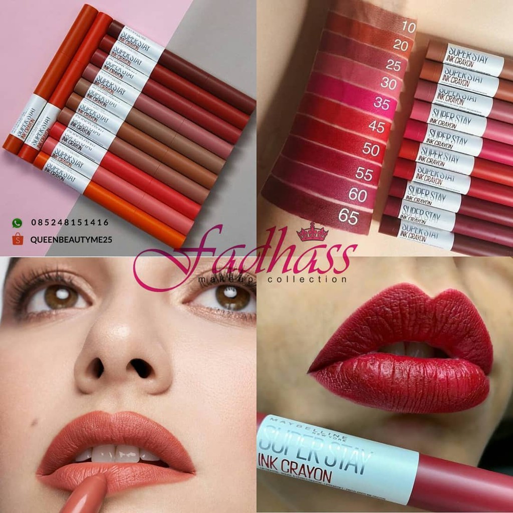 Maybelline SUPERSTAY MATTE INK CRAYON (100% ORIGINAL) | Shopee Singapore