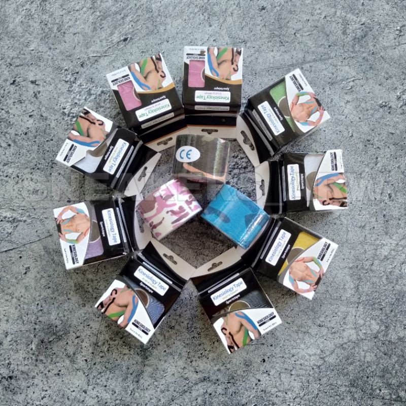 Kinesio TAPPING + BOX/ KINESIO TAPE/KINESIOLOGY TAPE / KINESIO TAPE ...