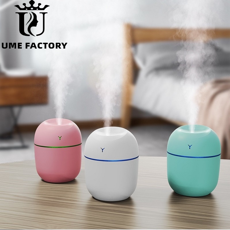 220ML Mini Portable Air Humidifer Ultrasonic Aroma Essential Oil Diffuser USB Mist Maker ...