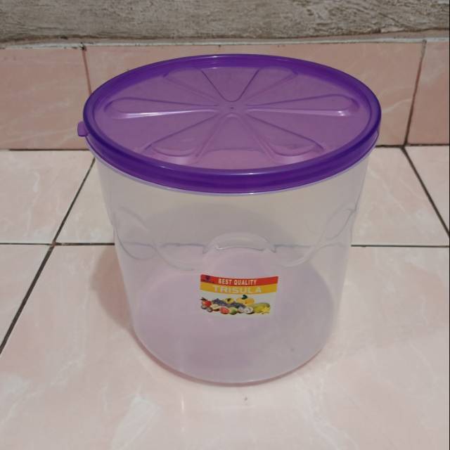 1liter Round Plastic Jar Eid Snack Jar 1L | Shopee Singapore