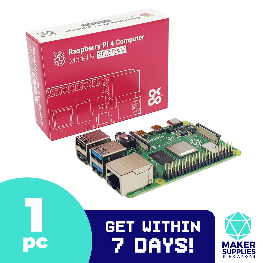 Raspberry Pi 4 Model B 2GB RAM In Stock Local Single Board Computer ...