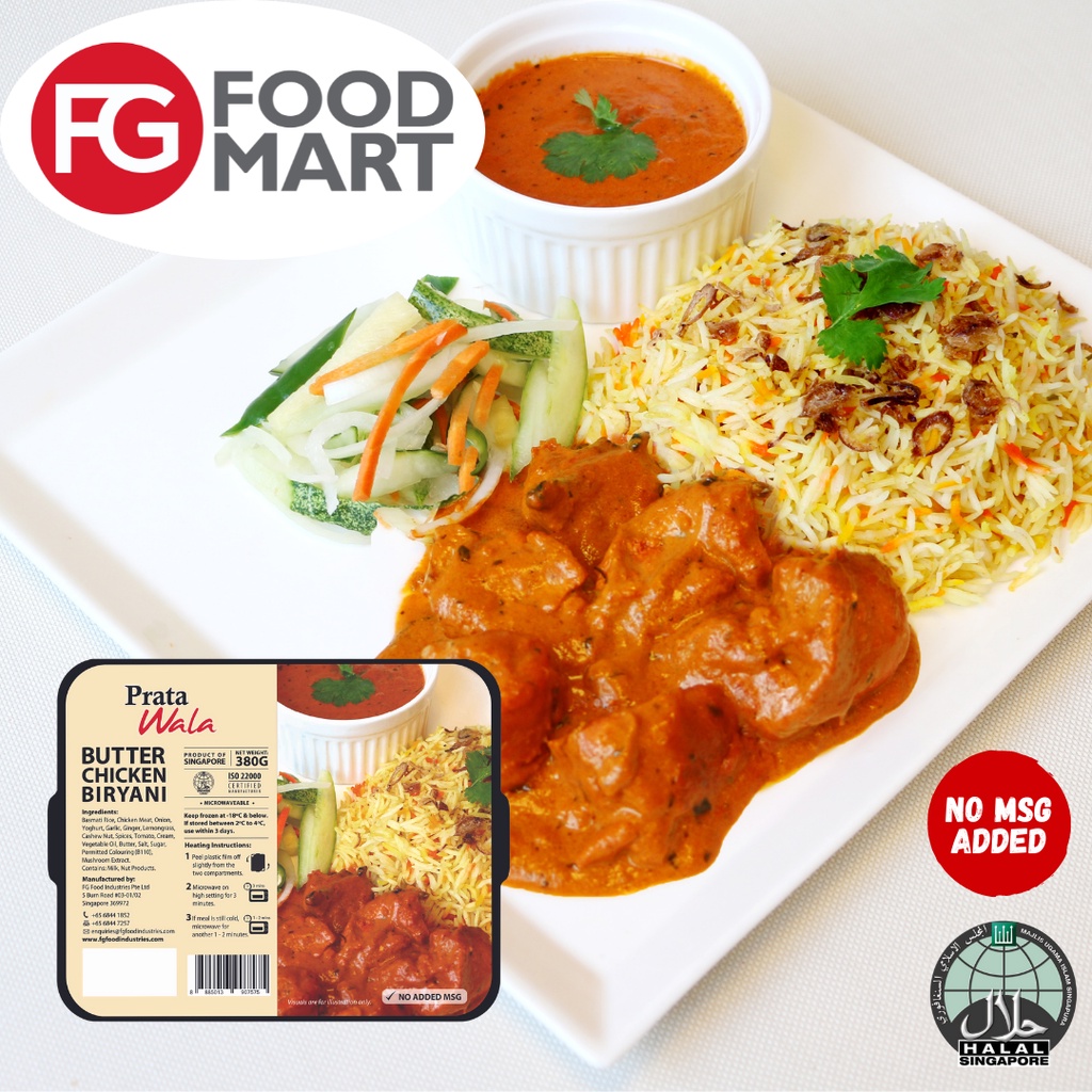 [Prata Wala] - Butter Chicken Biryani - Ready to eat | Halal-certified ...