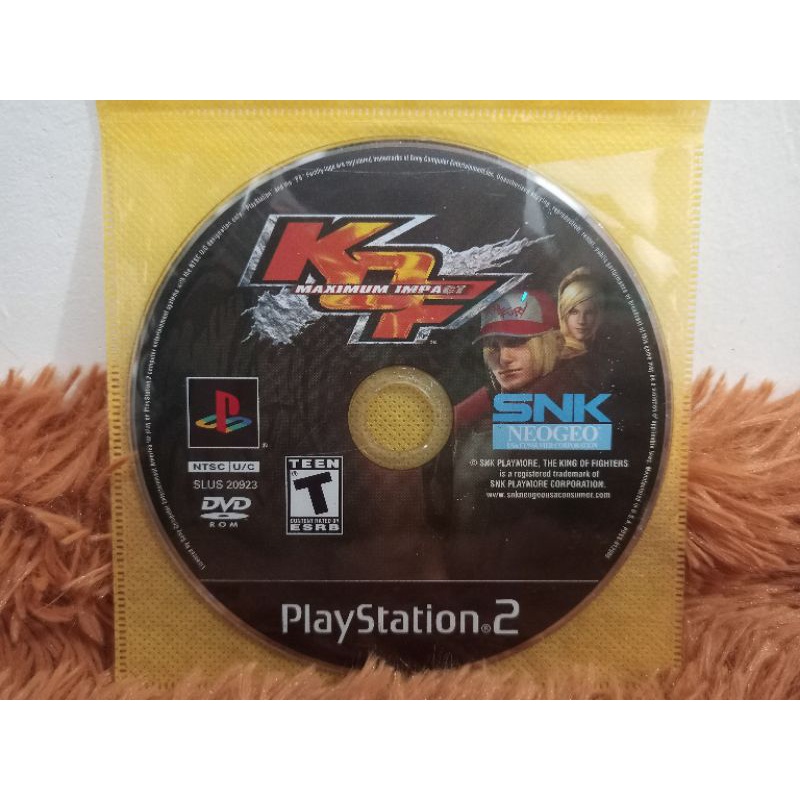 PS2 KOF King of Fighters Maximum Impact NTSC U/C (Disc Only) | Shopee ...