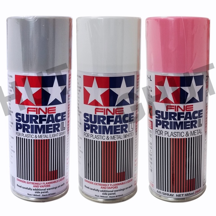 Tamiya Fine Surface Primer(L) for Plastic & Metal - 180ml | Shopee ...