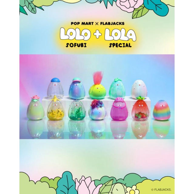 [SG SELLER] POP MART Flabjacks Magical Natural Lolo&Lola Sofubi Series ...