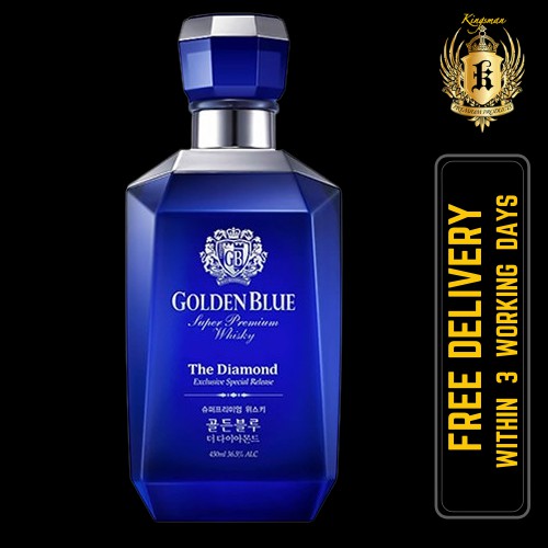 Golden Blue Diamond Whisky 450ml | Shopee Singapore