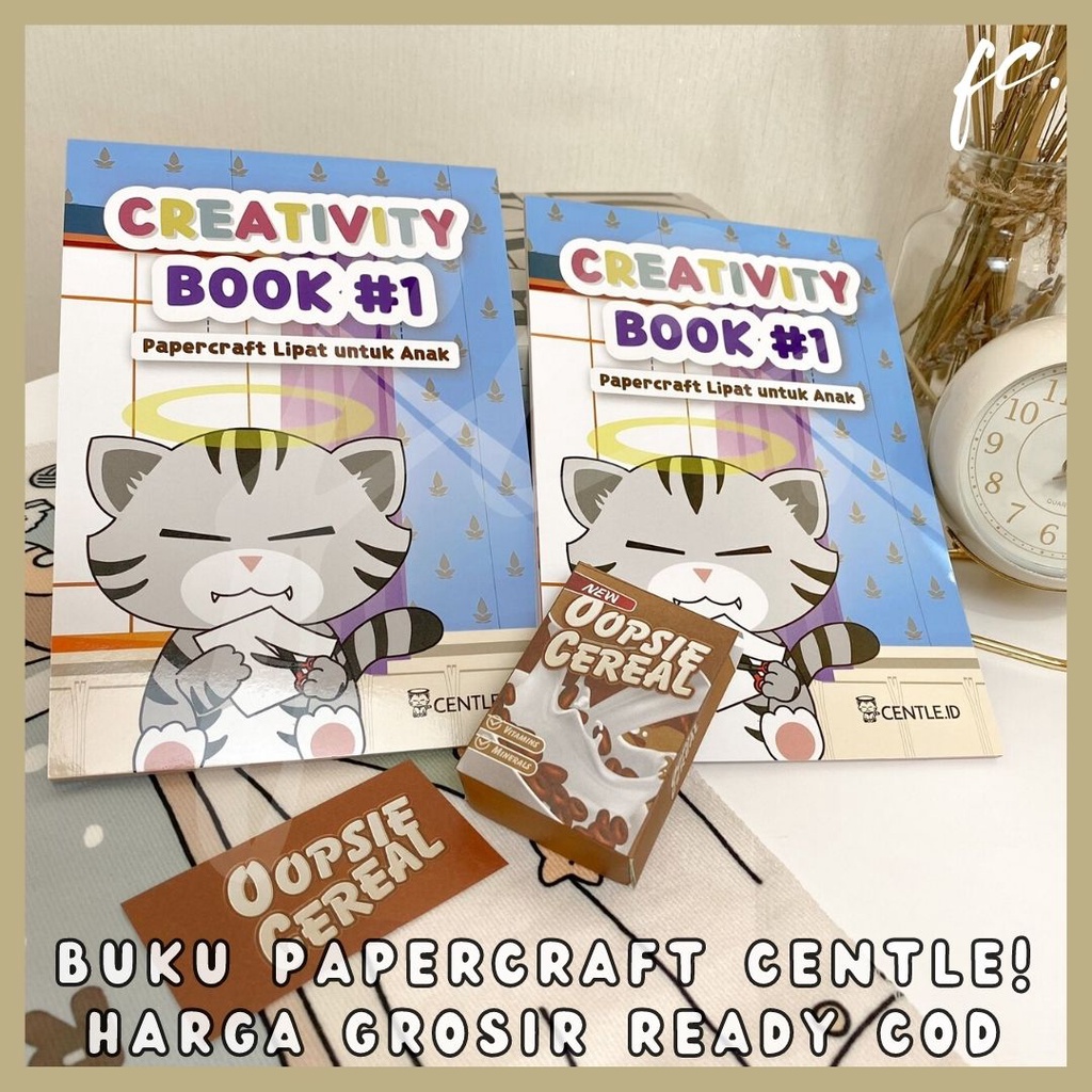 Papercraft Book DIY Origami Kit Centle 001 Korean Book Assorted Food ...