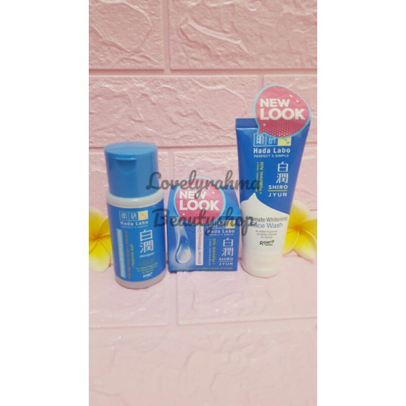 Hada LABO WHITENING SHIROJYUN 3 in 1 package (night cream) | Shopee ...