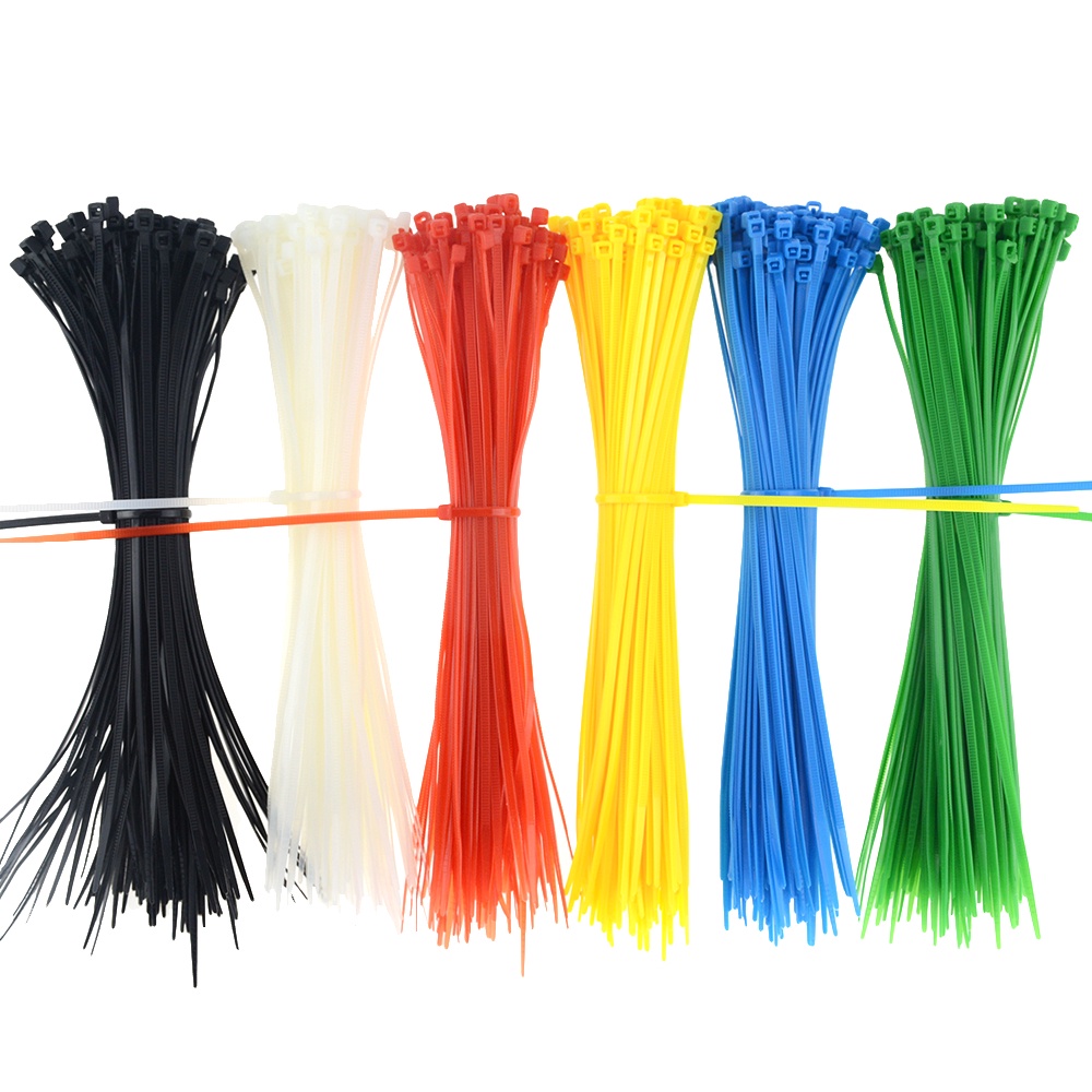 Colorful 100PCS/Pack 4*200mm Width 2.7mm Length 20cm Self-Locking ...