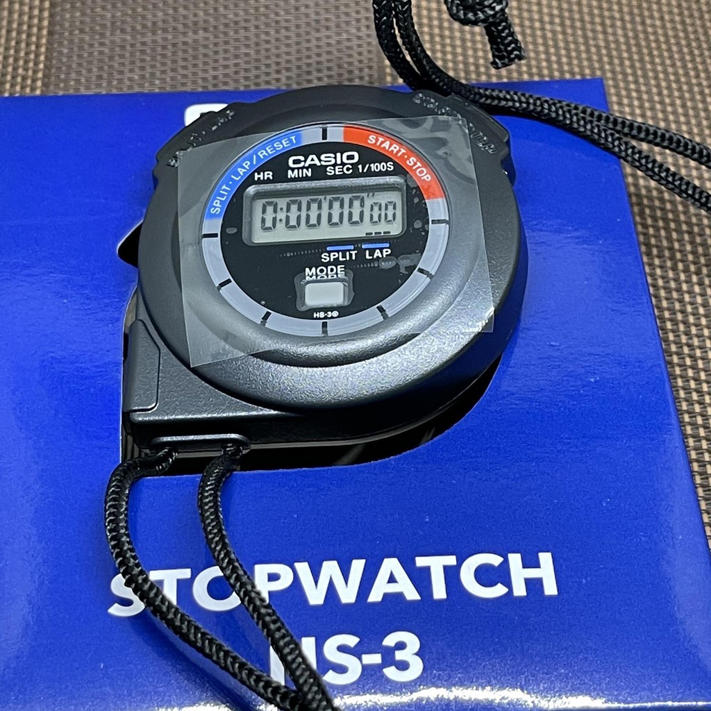 Casio Digital Stopwatch HS-3V-1R | Shopee Singapore