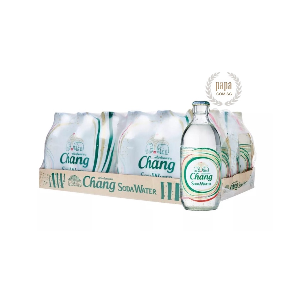 Chang Soda Water FULL CARTON DEAL - 24 X 325ml Bottle | Shopee Singapore