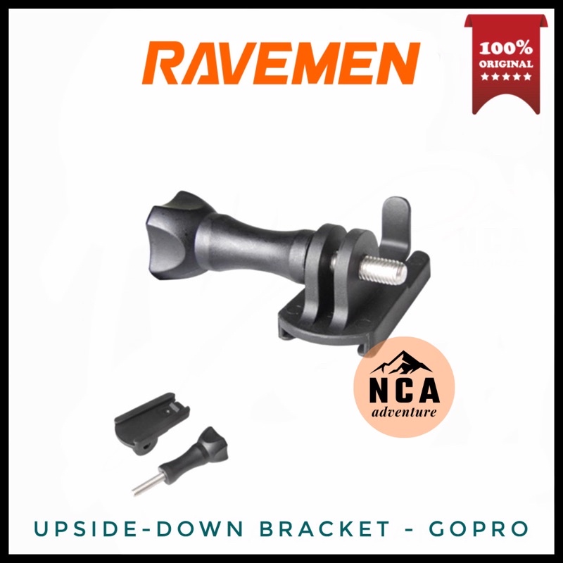 RAVEMEN UPSIDE-DOWN BICYCLE MOUNT BRACKET (AUB01) - GOPRO | Shopee ...