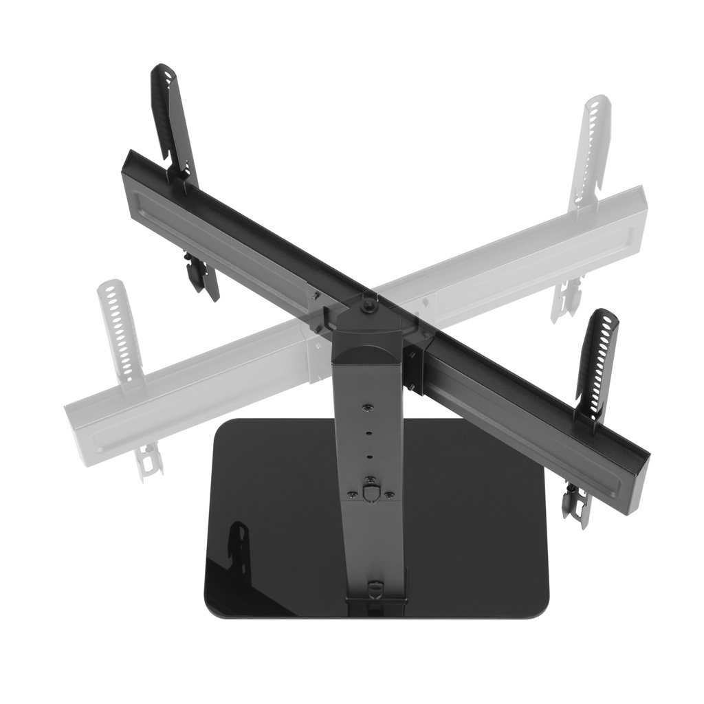 ULTi TV Table Top Stand with Glass Base for 37-70” TVs - Height ...