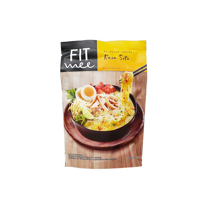 Fitmee Konnyaku Instant Noodle Soto Flavor (1 Pack) | Shopee Singapore