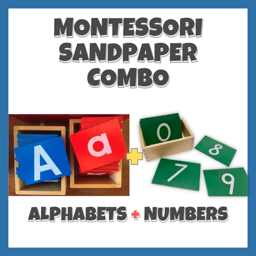 [SG STOCK] Montessori Sandpaper Letter Alphabet Card Letter Sandpaper ...