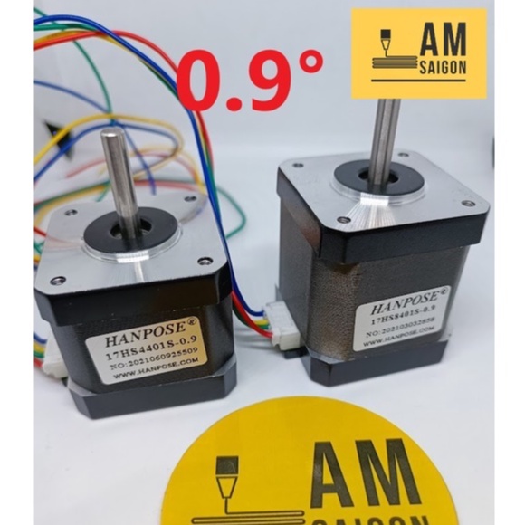 [New 100%] New HANPOSE 42 0.9 degree stepper motor with wire | Shopee ...