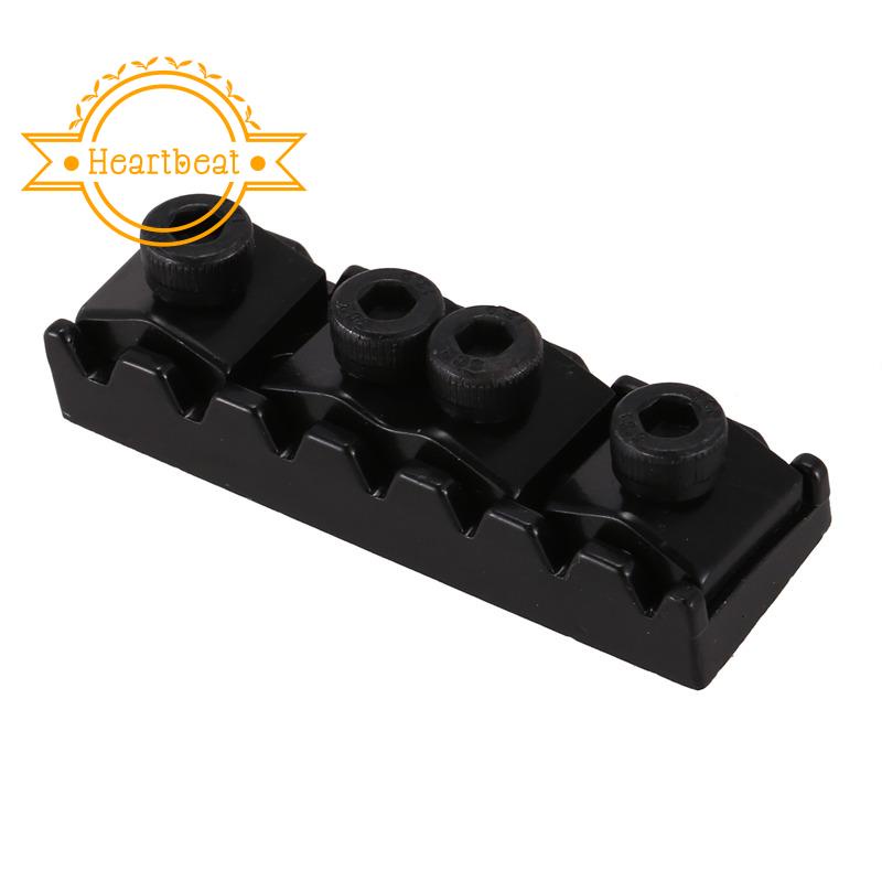 7 String Locking Nut Electric Guitar Nut Tremolo Bridge 48mm (Black ...