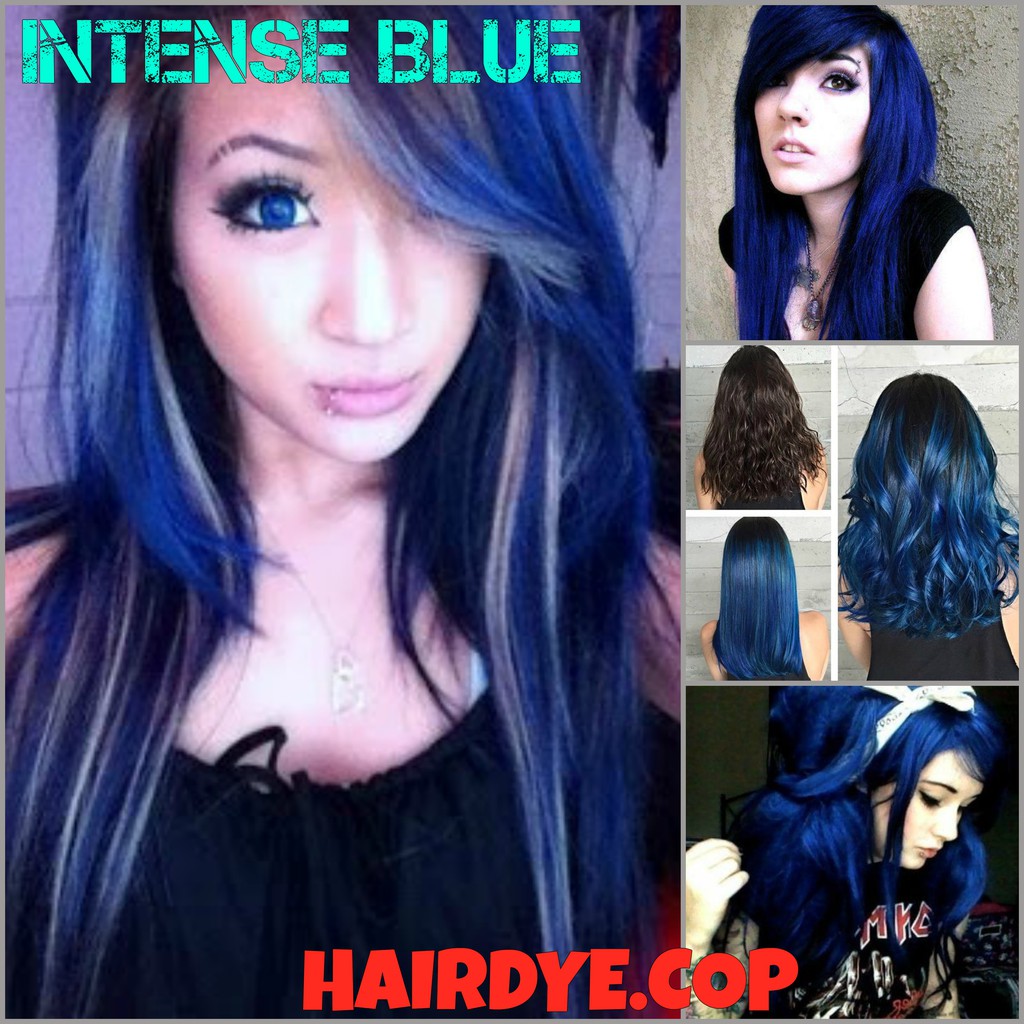 Intense Blue Hair Dye (CHEAP) | Shopee Singapore