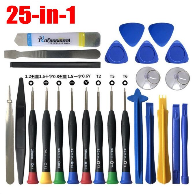 1set 25in1 9 in1 Opening Disassembly Repair Tool Kit for Smart Phone ...