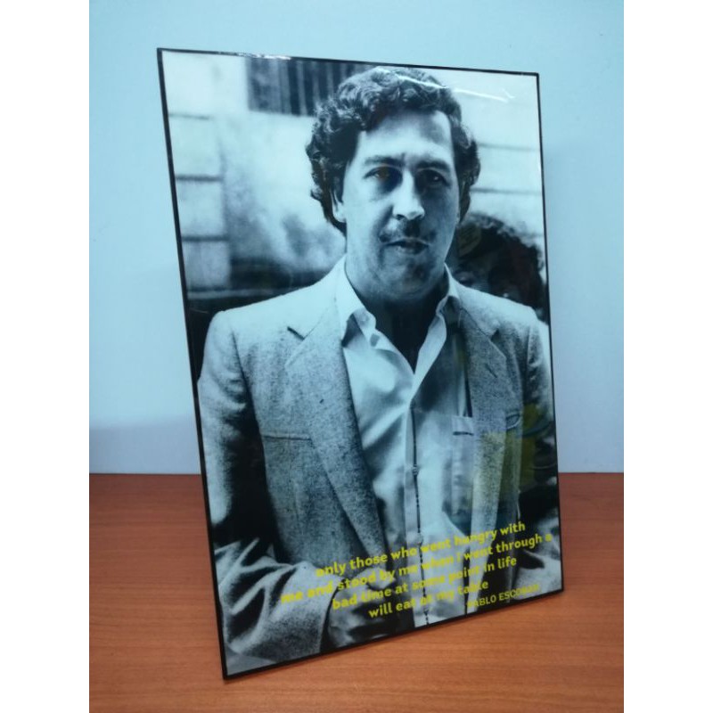 Pablo Escobar Frame Plaque | Shopee Singapore