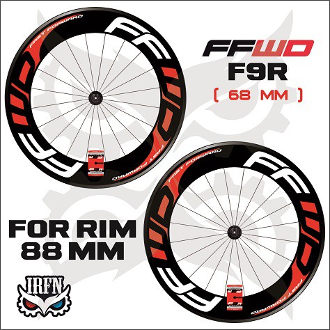 FFWD F9R Rims Decal Sticker 68 Mm wide | Shopee Singapore
