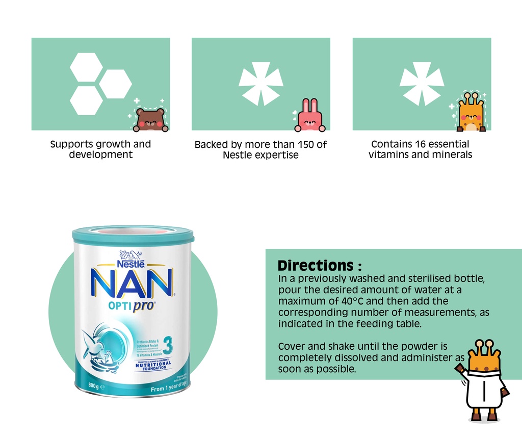 Nan Supreme Pro Stage 3 I 4 Optipro Nan 3 I Comfort I A2 - Stage 3 ...