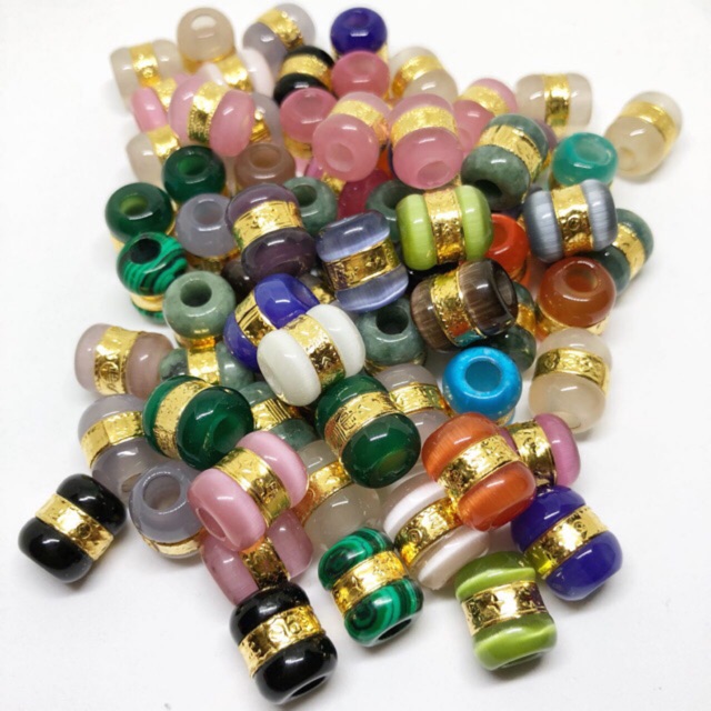 Bead Cat Eyes (NOT GOLD, hole 0.45cm) | Shopee Singapore