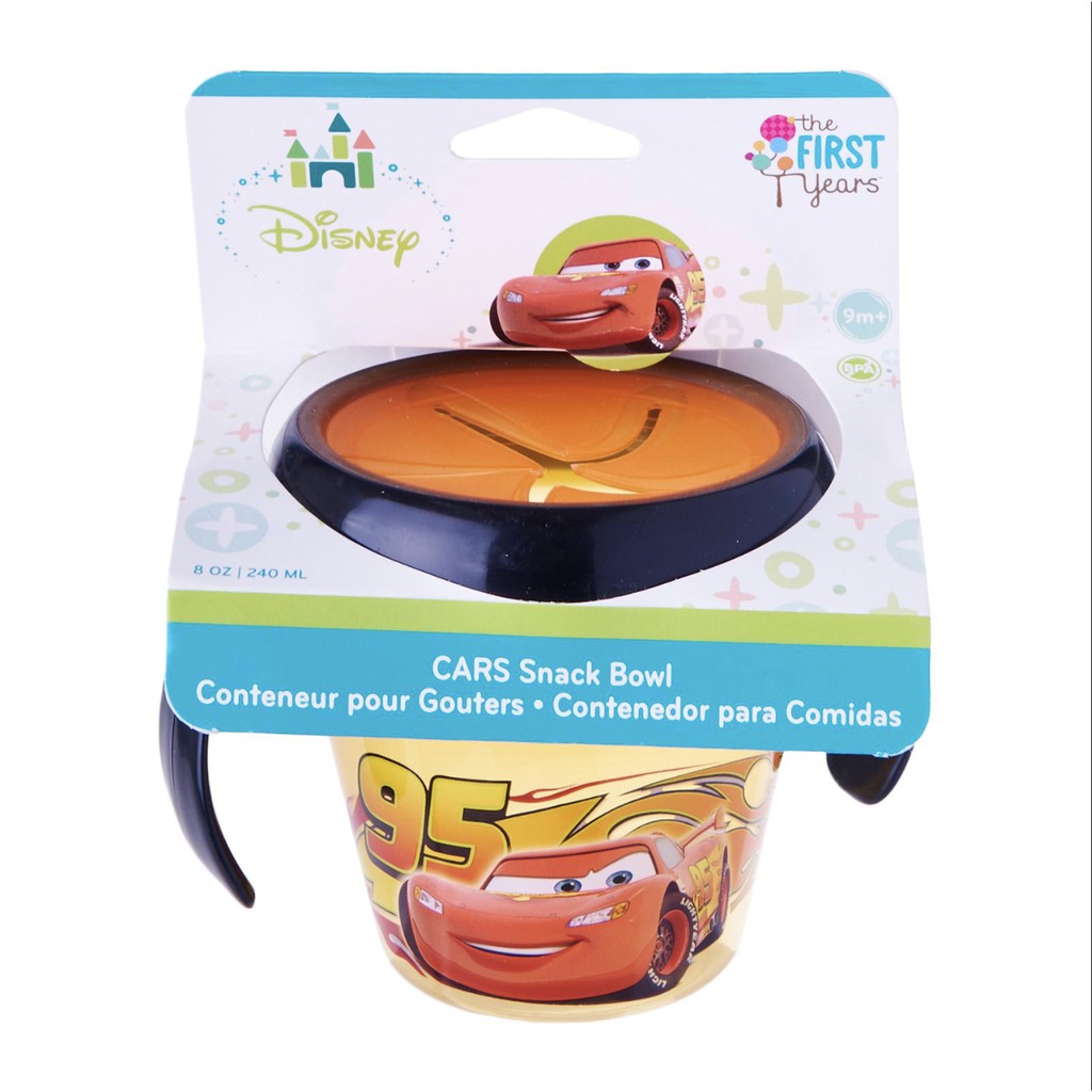 The First Years Disney Cars 8 oz Spill-Proof Snack Bowl | Shopee Singapore