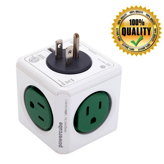 2 Pin Socket 5 Ways Plug Travel Adapter US Japan Taiwan CN Allocacoc ...