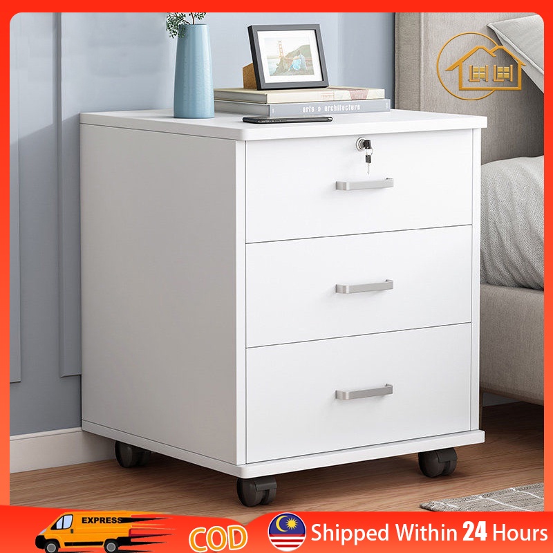 LI|Bedside Table Side Cabinet Kecil Tepi Katil Almari Sisi Side Table ...