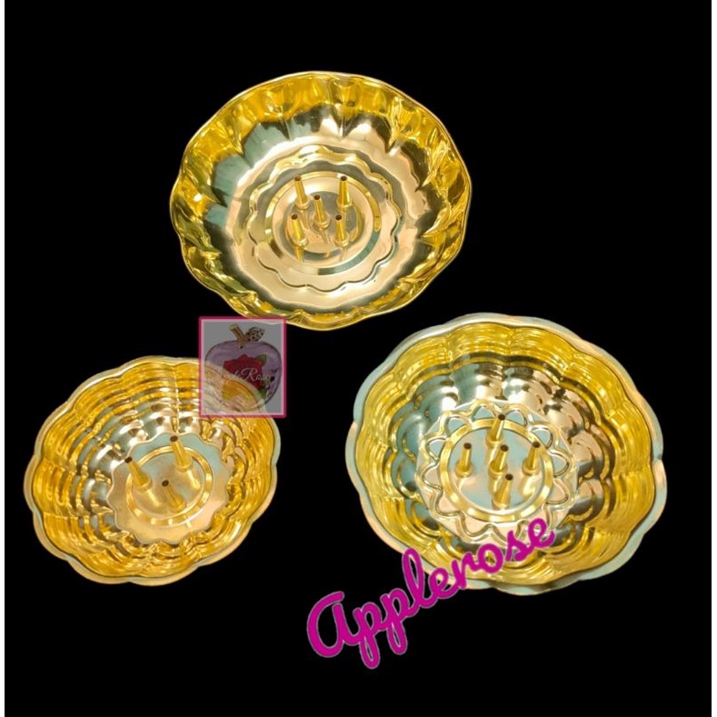 Brass agarbathi bowl stand/Incense holder/brass lower round bathi ...
