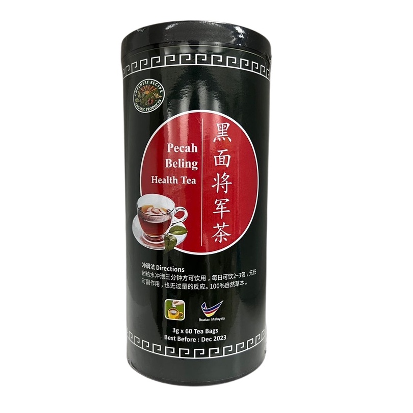 黑面将军茶 | Black Face General Tea | Pecah Beling Tea 3g x 60 | Shopee ...