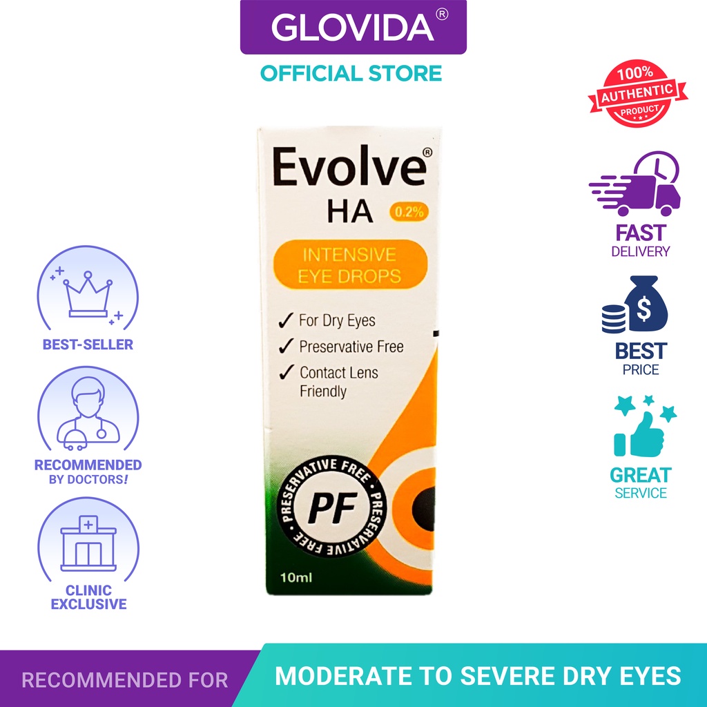[CLINIC EXCLUSIVE] Evolve HA 0.2% Intensive Eye Drops 10ml | Exp: Mar ...