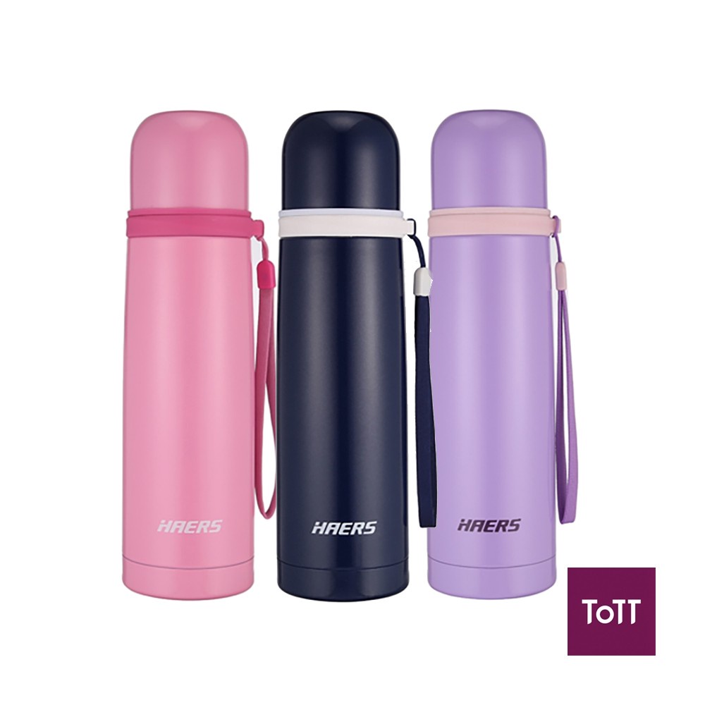 Haers Stainless Steel Vacuum Insulated Water Bottle, 500ml | Shopee ...