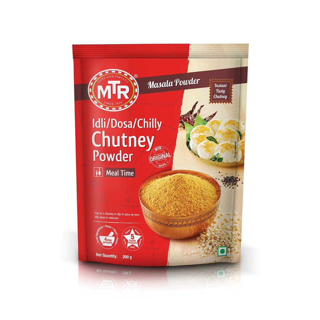 MTR Idli-Dosa-Chilli Chutney Powder 200g | Shopee Singapore