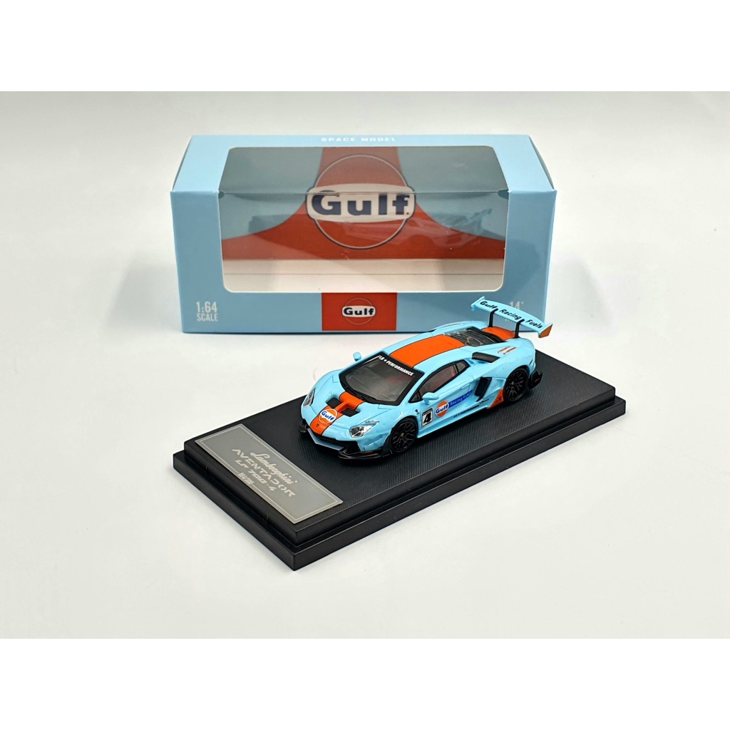 Lamborghini Aventador Lp700-4 Model Car "Black Base" 1:64 Space Model ...