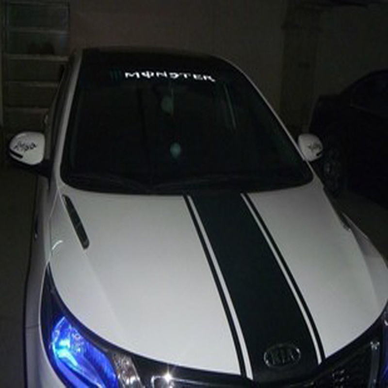 Parallel Line Front Engine Car Sticker And Decals Racing Stripes ...