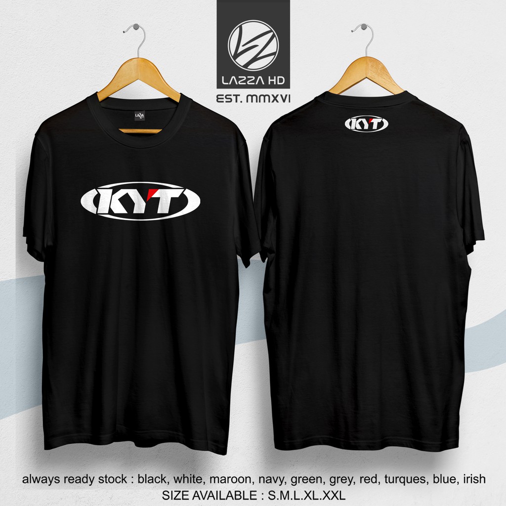 T-shirt Distro KYT HELMET LOGO Cool HELMET | Shopee Singapore